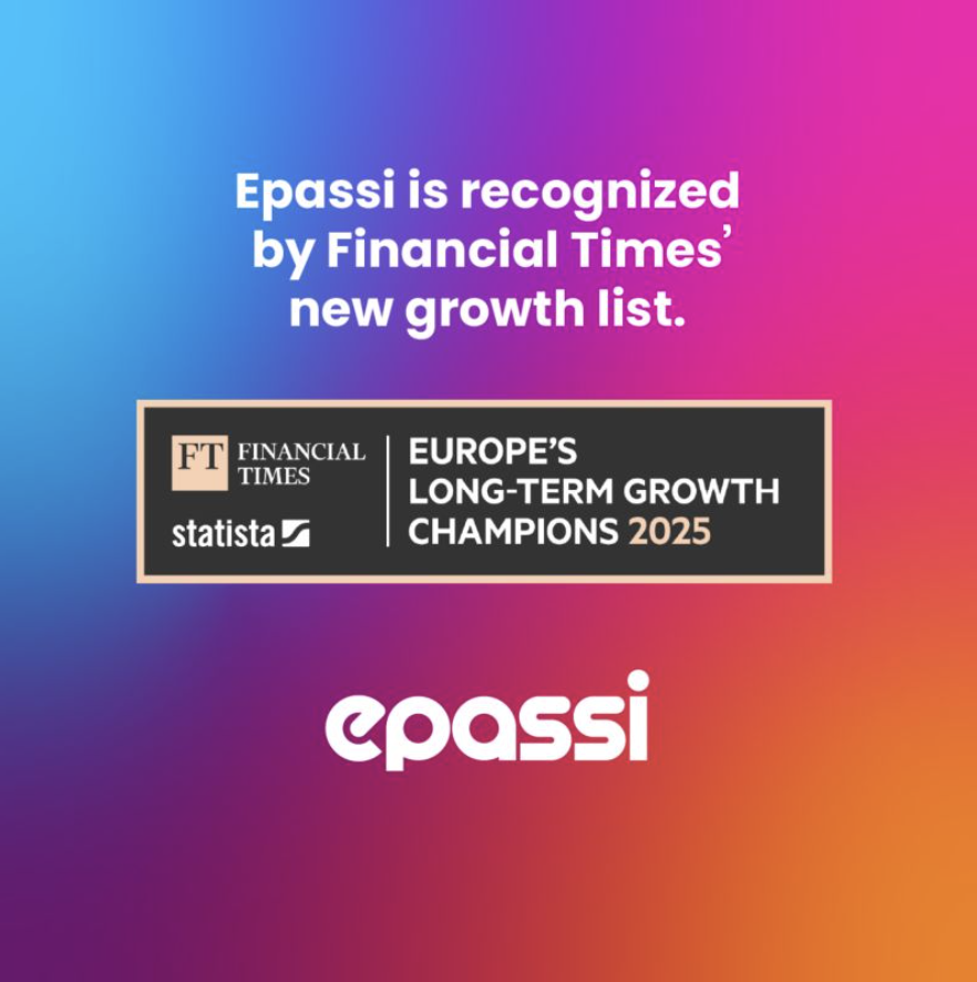 Epassi palkittu yhtenä Euroopan pitkäaikaisista kasvuyrityksistä Financial Timesin listauksessa ...